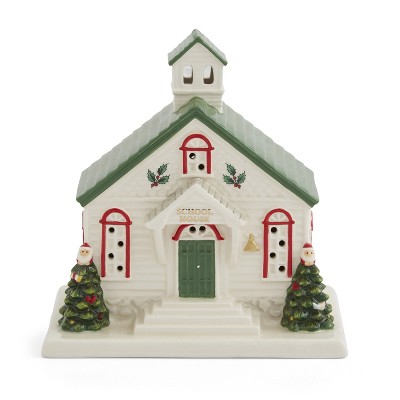 Spode Christmas Tree Led Village School House, 5 X 5.5 Inch : Target