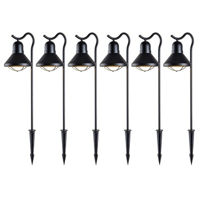 C Cattleya 6-light Matte Black Led Path Light With Ground Stake : Target