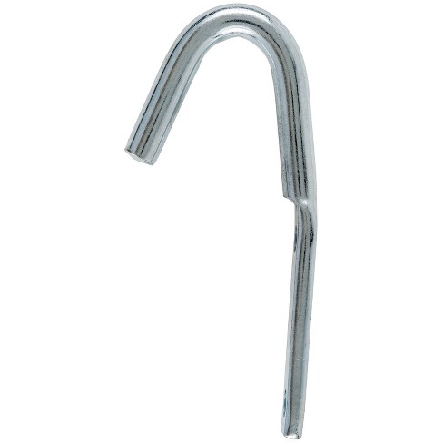 Hampton Small Zinc-plated Silver Steel 4.875 In. L Rope Binding Hook ...