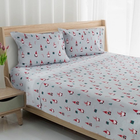 Avanti Linens Gnome Sweet Gnome Flannel Twin Sheet Set : Target