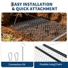 4x5 ft Heavy Duty Chain Drag Harrow, ATV UTV Tractor Attachment with ...