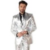 Opposuits Men's Shiny Party Suits - Shiny Silver - Metallic - Size Us ...