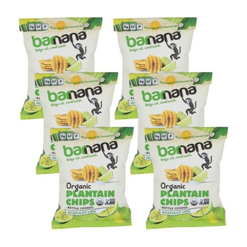 Barnana Organic Acapulco Lime Plantain Chips - Case Of 6/2 Oz : Target