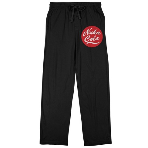 Fallout Nuka Cola Bottle Cap Men's Black Sleep Pajama Pants : Target