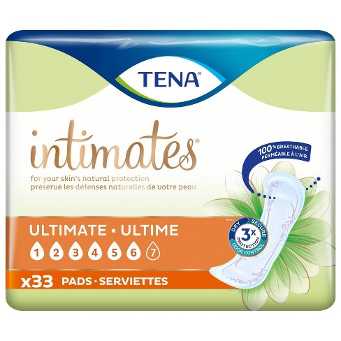 Tena Ultimate Incontinence Pad - 33 Ct : Target