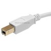Monoprice Usb 2.0 Cable - 6 Feet - White | Usb Type-a Male To Usb Type ...