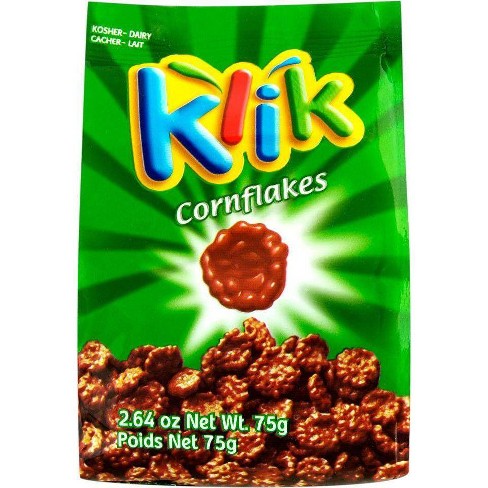 Klik Chocolate Covered Corn Flakes - 2.64oz : Target