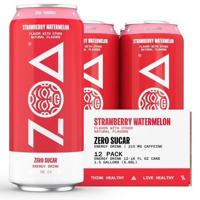 Bloom Strawberry Watermelon Energy Drink - 12 Fl Oz Can : Target