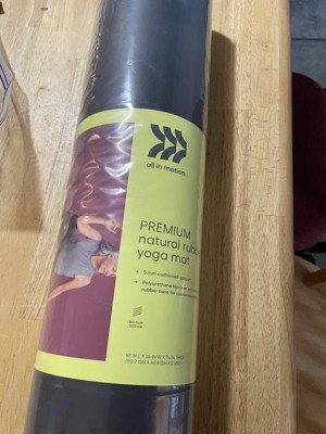 Natural Rubber Pu Yoga Mat 5mm - All In Motion™ : Target