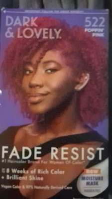 Dark And Lovely Fade Resist Rich Conditioning Hair Color - 522 Poppin ...