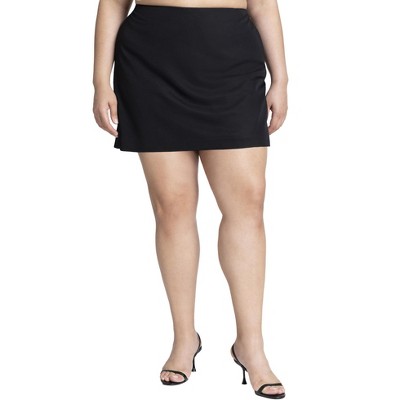 Eloquii Women's Plus Size Sleek Skort : Target