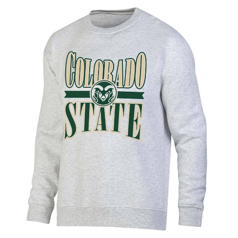 Ncaa Colorado State Rams Unisex Ash Crew Fleece Sweatshirt - L : Target