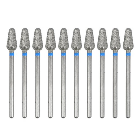Unique Bargains Emery Nail Drill Bits Set For Acrylic Nails 3/32 Inch ...