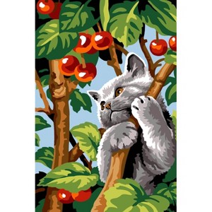 Seg de Paris Needlepoint canvas for halfstitch without yarn Branch ...