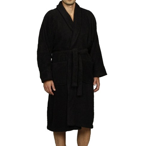 100% Cotton Ultra-soft Terry Adult Unisex Lightweight Luxury Bathrobe ...
