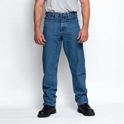 Full Blue Men's Big & Tall Relaxed Fit 5 Pocket Jeans | Light Wash 44w ...