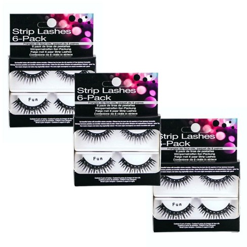 Ardell Strip Lashes 6 Pack- Fun - 60072 (3 Pack) : Target