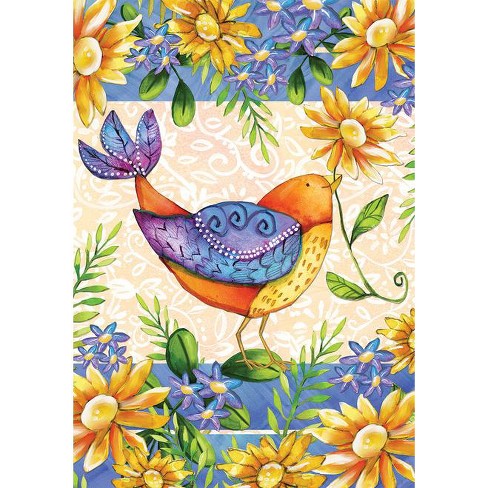 Spring Gift Bird Spring Garden Flag 18" X 12.5" Briarwood Lane : Target