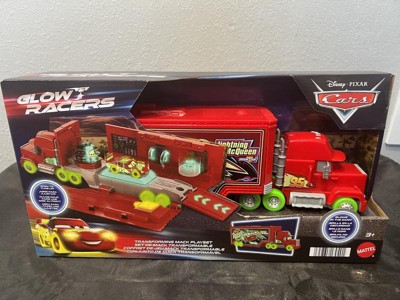 Disney And Pixar Cars Glow Racers Transforming Mack Playset : Target