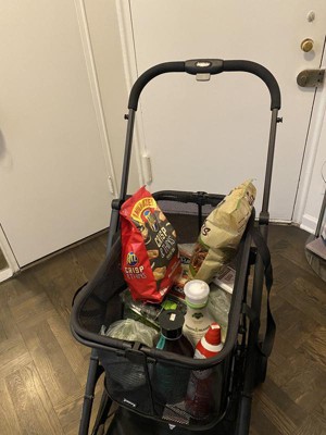 Joovy Boot Portable Collapsible Utility Shopping Cart - Silver : Target