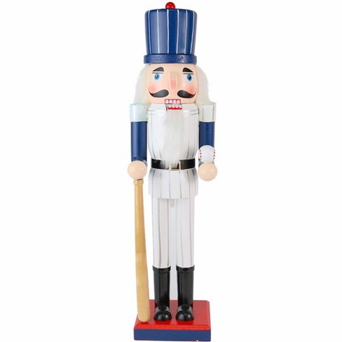 Ornativity Baseball Wooden Nutcracker - 15 In : Target