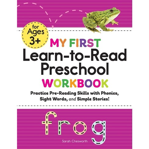 My First Learn-to-read Preschool Workbook - (my First Preschool Skills ...