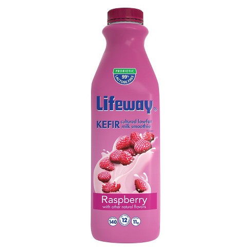 Lifeway Kefir Raspberry Low Fat Milk Smoothie - 32 Fl Oz : Target
