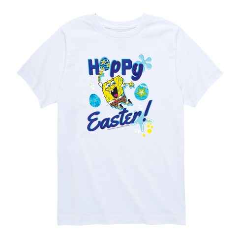 Boys' Spongebob Squarepants Spongebob's Easter Short Sleeve Graphic T ...