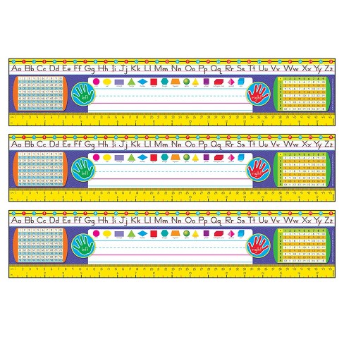 Trend Zaner-bloser Desk Toppers Reference Name Plates, Grades 2-3, 36 ...