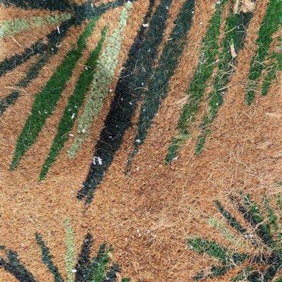 Juvale Tropical Coir Door Mat For Outdoor Entrance, Coco Coir Palm Leaf ...