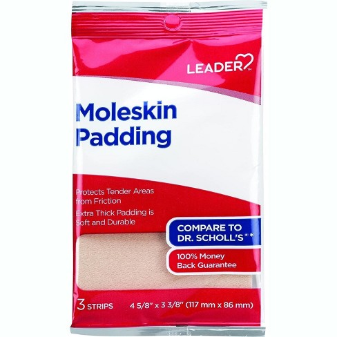 Leader Moleskin Pads 3 Strips Target