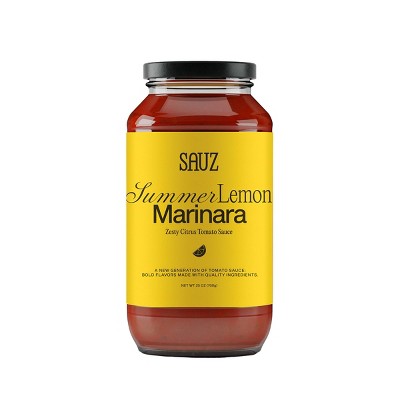 Sauz Summer Lemon Marinara Zesty Citrus Tomato Sauce - 25oz : Target