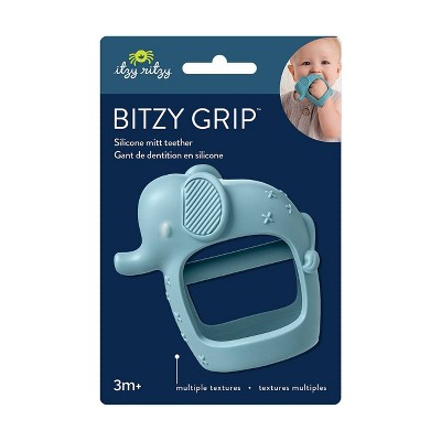 Itzy Ritzy Bitzy Grip Crib And Teether Toy - Elephant : Target
