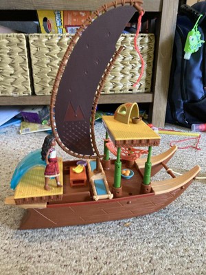 Disney Moana 2 Moana's Adventure Canoe Playset With Small Doll ...