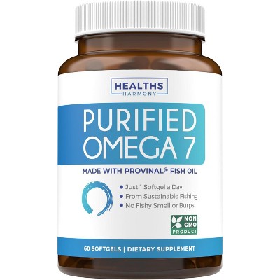 Purified Omega 7 Softgel Capsules, Provinal Sustainable Peruvian ...
