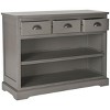 Prudence Bookshelf Storage Console Unit - Grey - Safavieh : Target