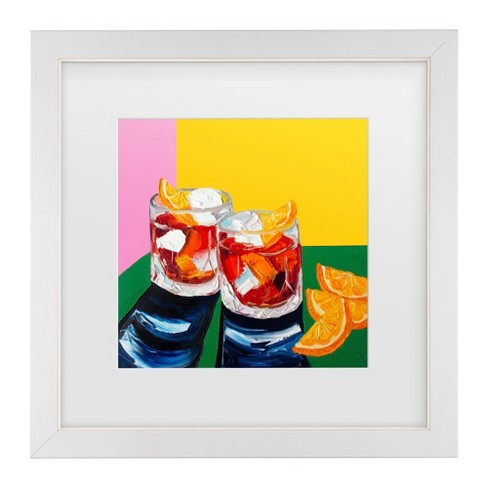 Alice Straker Negronis No1 Matted Framed Art : Target