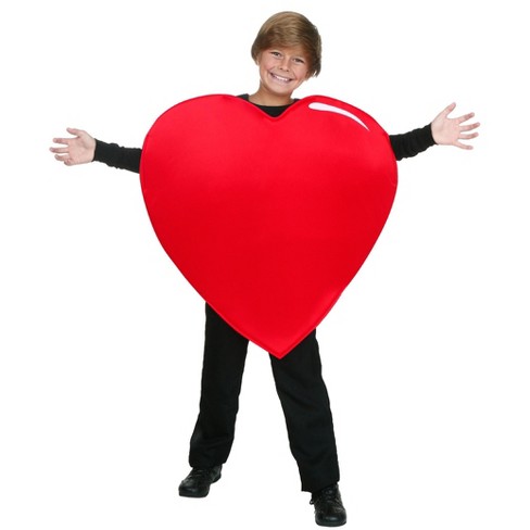 Halloweencostumes.com One Size Fits Most Child Heart Costume, Red : Target