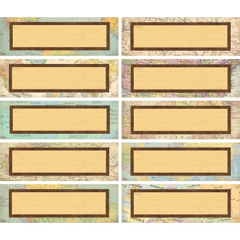 Teacher Created Resources® Travel The Map Labels Magnetic Accents, 20 ...