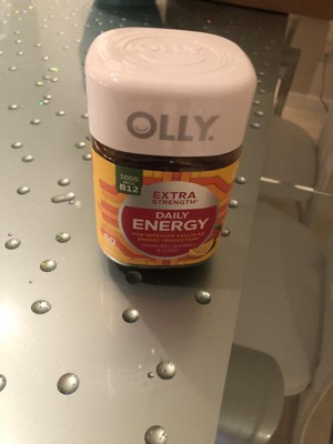 Olly Extra Strength Daily Energy, 1000 Mcg, Vitamin B12 And Caffeine ...