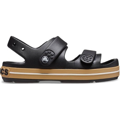Crocs Kids Crocband Cruiser Adjustable Sandals, J5, Black/gum : Target