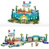 Mega Pokemon Traning Stadium Building Toy Kit, With 5 Action Figures ...