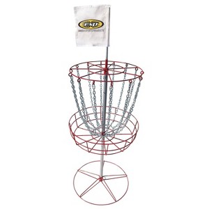 Emsco ESP Disc Golf Portable Target Stand with Metal Stand Catch Chains ...