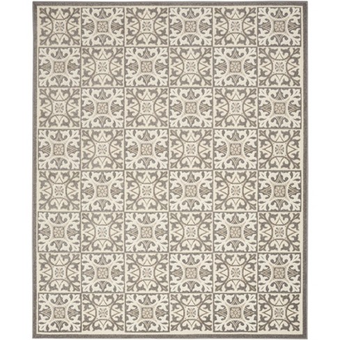 Nourison Aloha Modern Mosaic Flatweave High-low Indoor Outdoor Area Rug ...