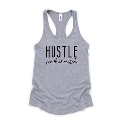 Simply Sage Market Women's Hustle For That Muscle Graphic Racerback ...