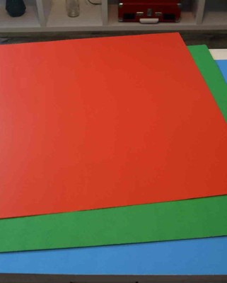 3pk Primary 28'' X 22'' Heavy Weight Poster Board Red/green/blue - Up ...