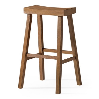 Costway Set Of 2 Upholstered Bar Stools Wooden Bar Height Dining Chairs ...
