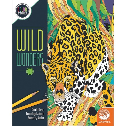 Mindware Wild Wonders Color By Number: Book 1 - Coloring Books : Target