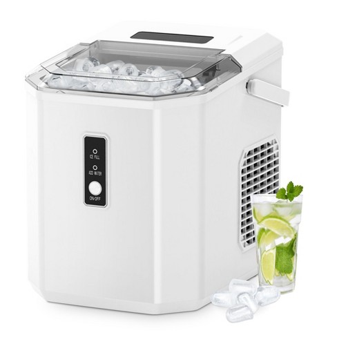 Simzlife Ice Makers Countertop - 9 Cubes In 6 Mins, 26lbs/day, Portable ...