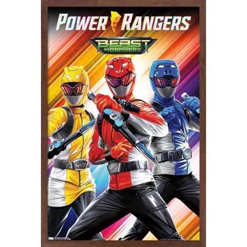 Trends International Power Rangers: Beast Morphers - Group Framed Wall ...